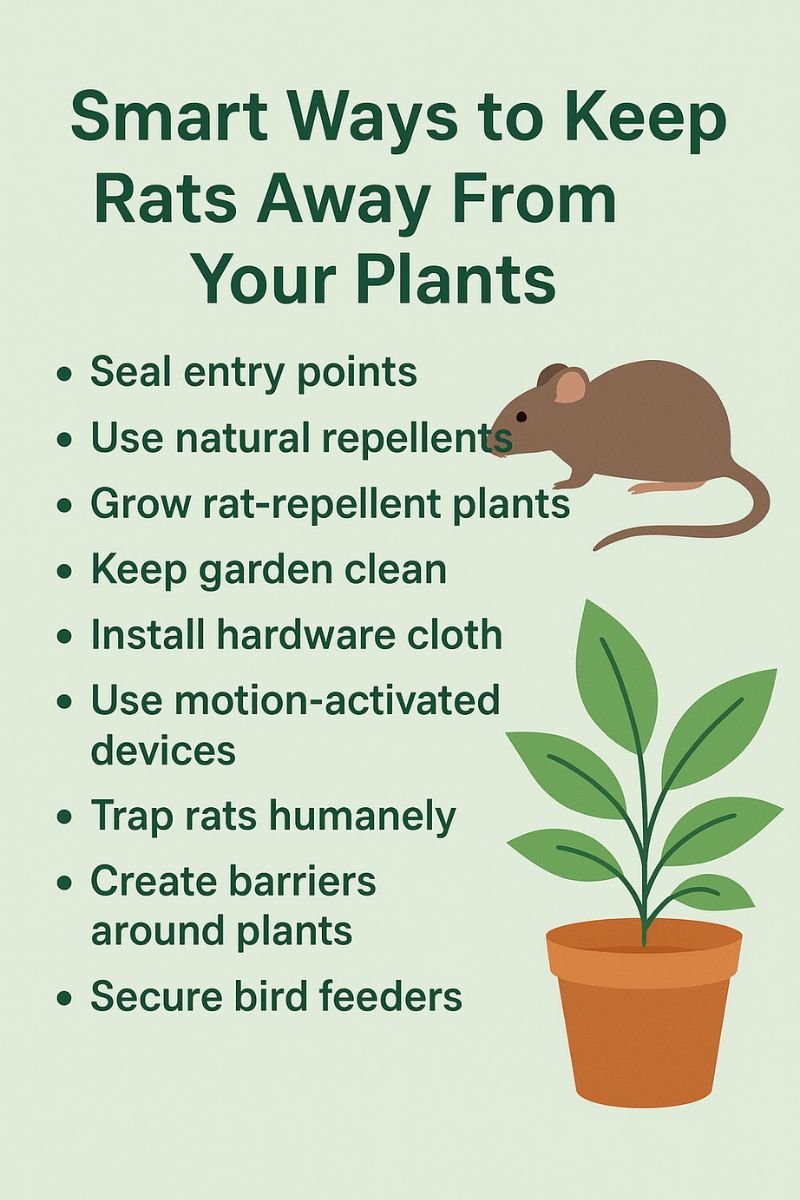 Natural Ways to Protect Your Plants From Rats